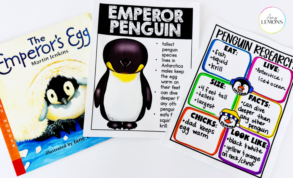 5 Days of Penguin Research with Engaging Penguin Books - Amy Lemons