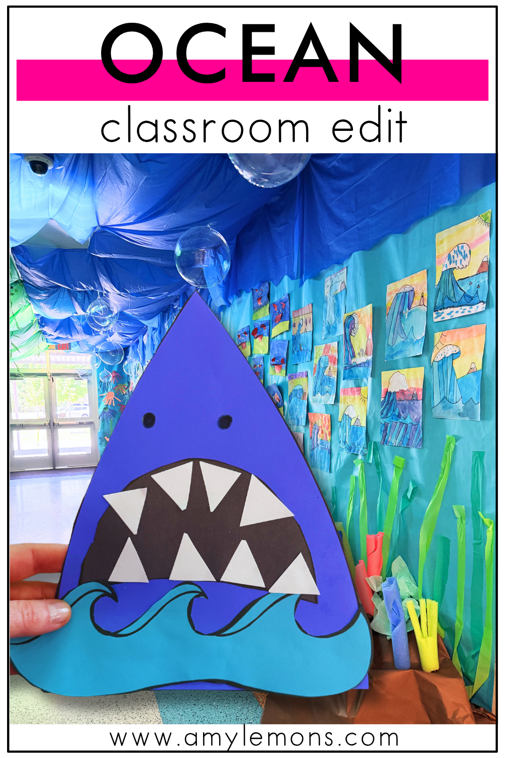 Immersive Ocean Classroom Theme Ideas for Elementary Students - Amy Lemons