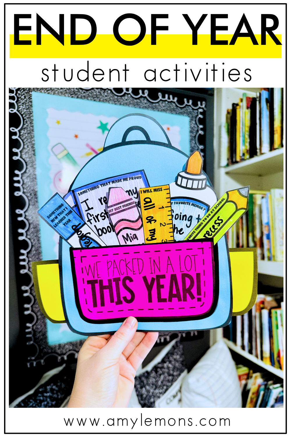 3 End of Year Crafts and Books that Celebrate Classroom Memories - Amy ...